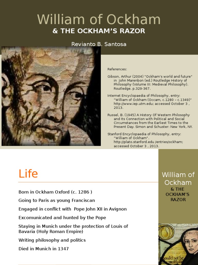 William OCKHAM | PDF | Concept | Logic