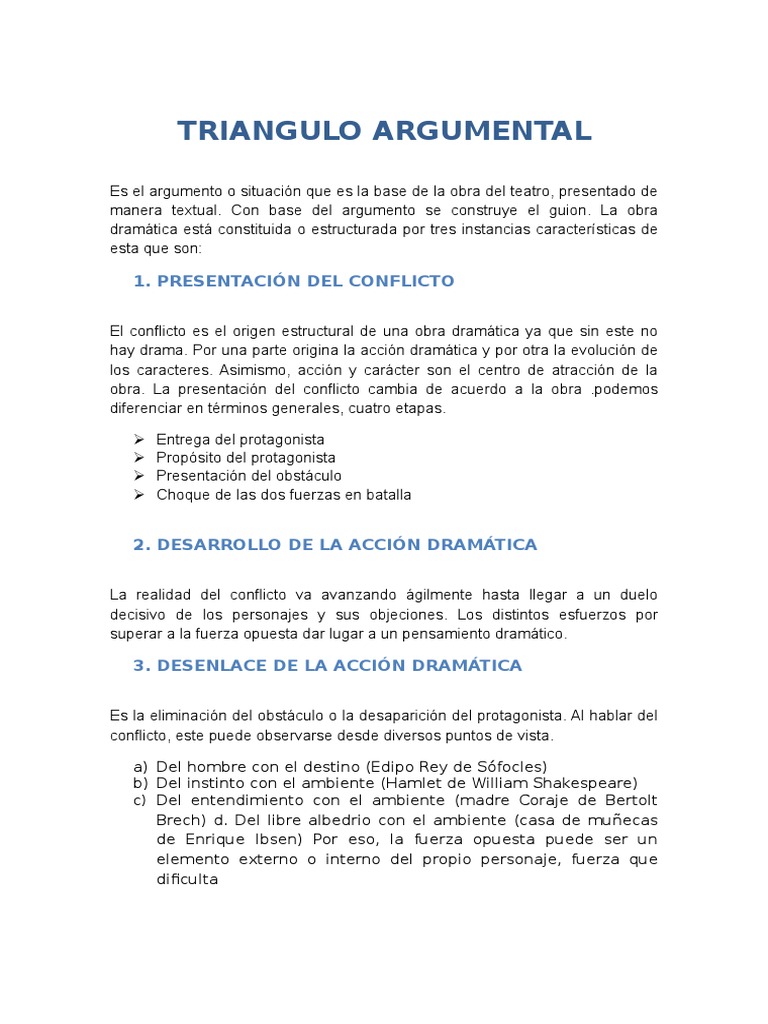 Triangulo Argumental | PDF