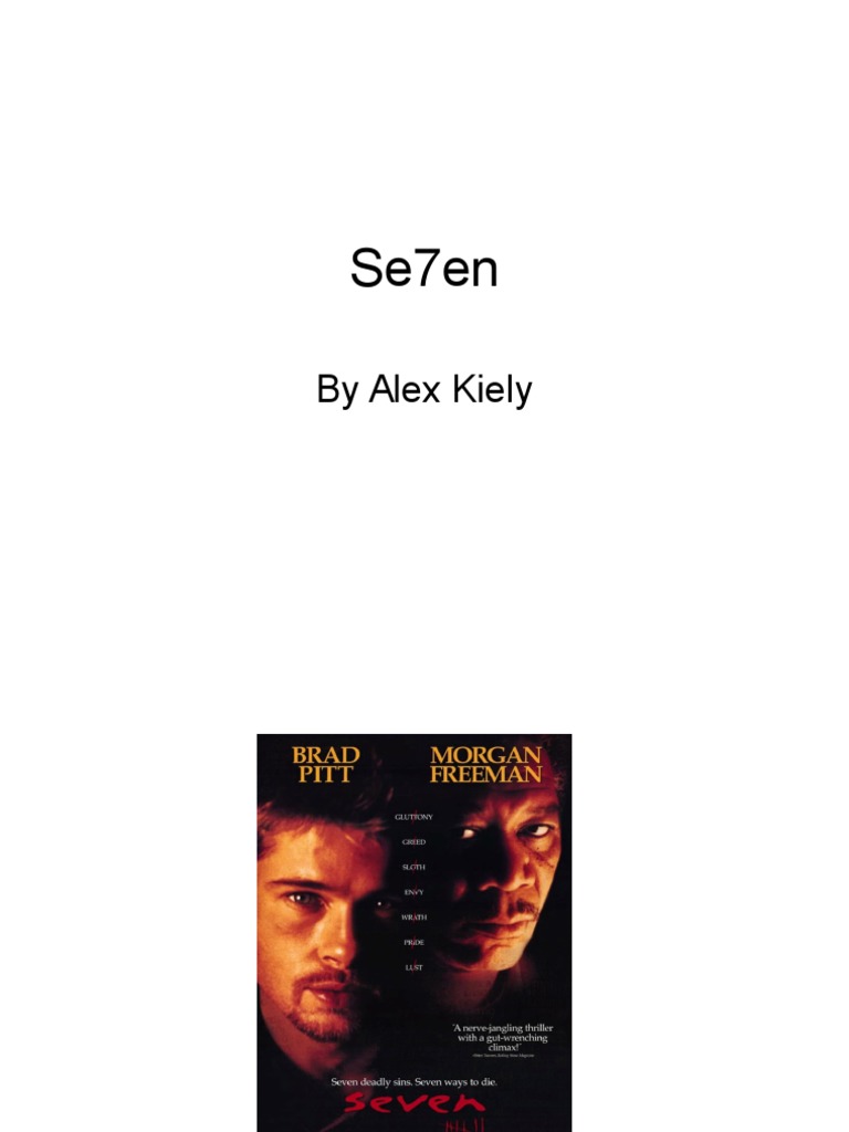 Se7en (1995) Film Overview and Facts | PDF | Art