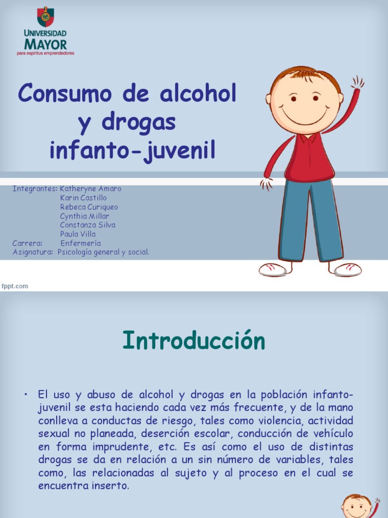 Drogas y Alcohol | PDF | La dependencia de sustancias | Juventud