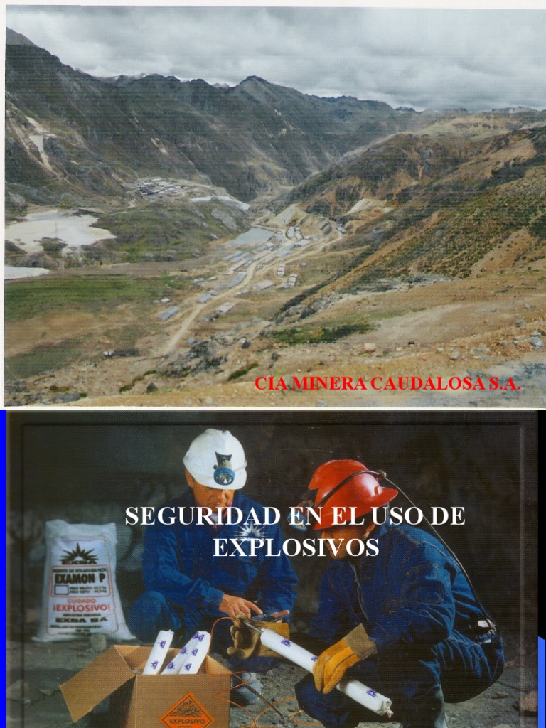 Seguridad en El Uso de Explosivos en Mineria | Cartucho (armas de fuego ...