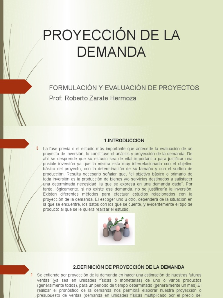 PROYECCION DE LA DEMANDA.pptx | Regresión lineal | Análisis de regresión