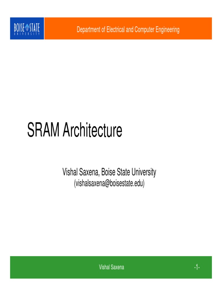 SRAM Architecture | Computer Memory | Read Only Memory