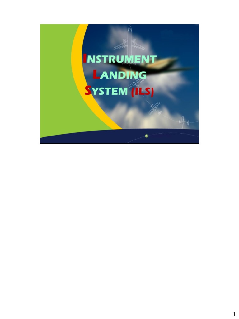 Instrument Landing System | PDF | Aviation | Telecommunications Engineering