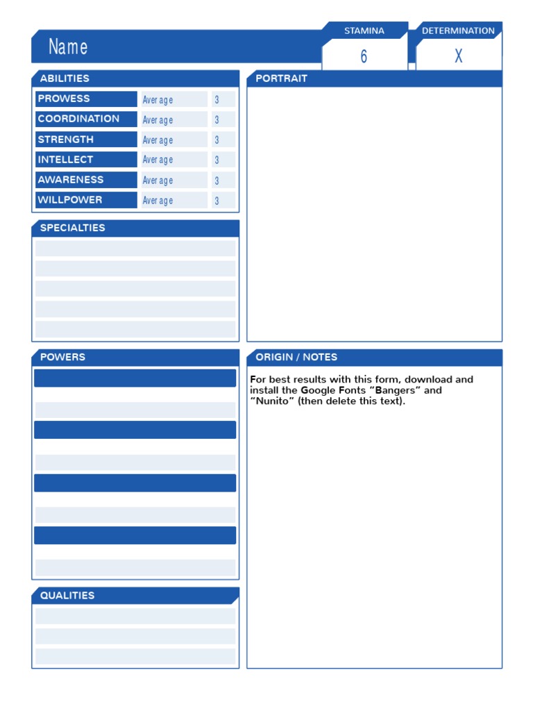 Icons RPG Charcter sheet | Role Playing Games | Role Playing