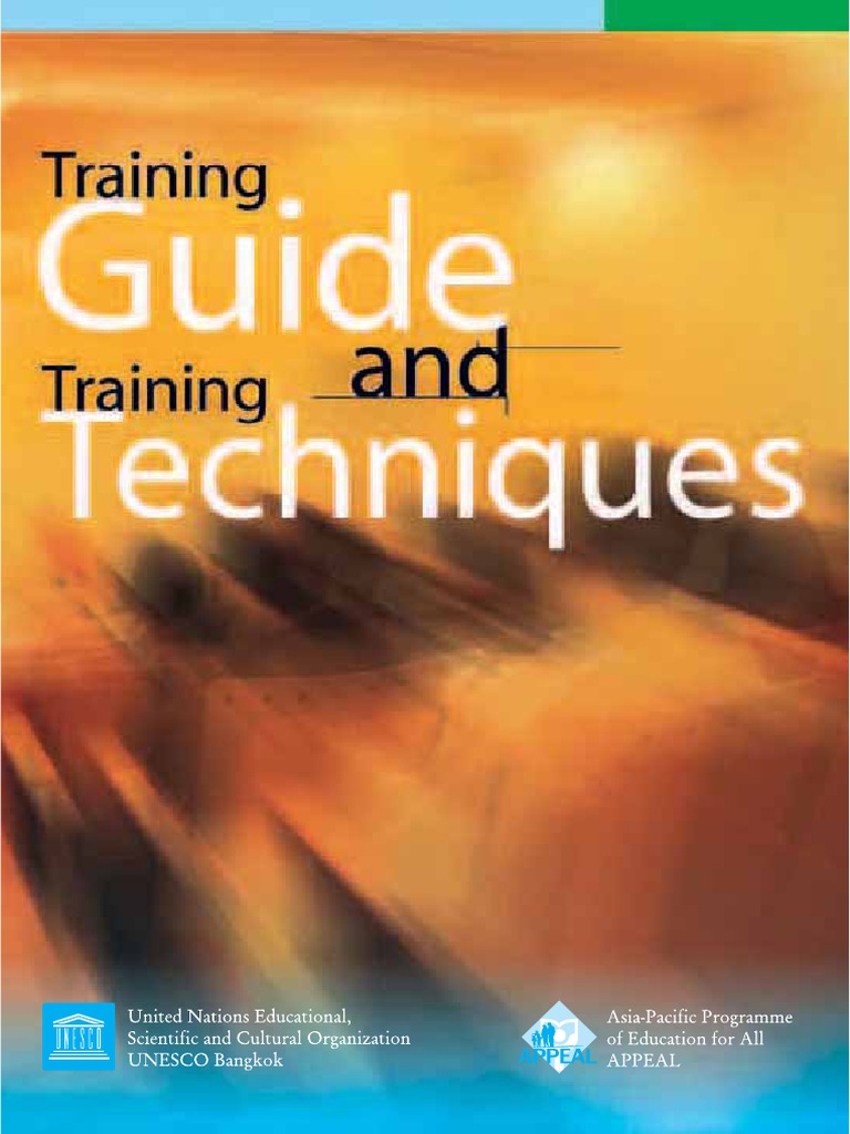 Training Guide and Training Techniques | PDF | Needs Assessment ...