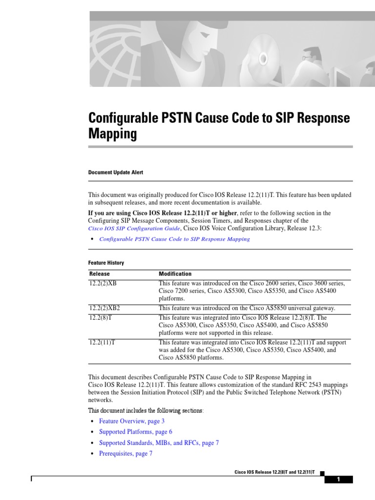 SIP To PSTN Cause Codes | PDF | Session Initiation Protocol | Osi Protocols