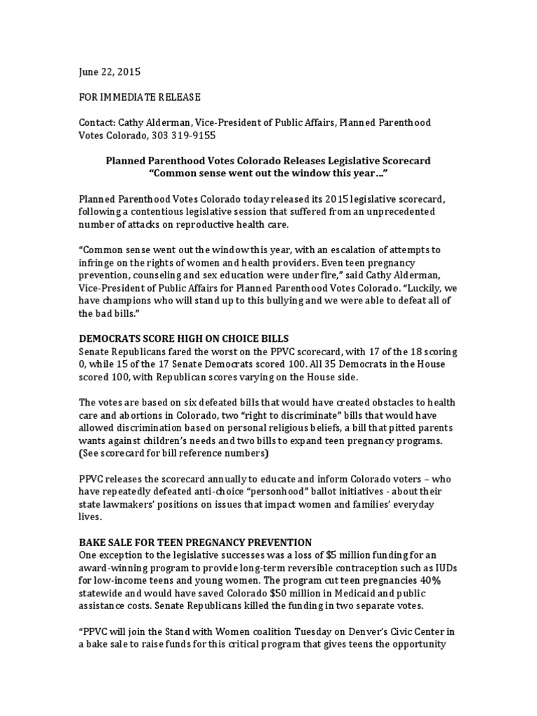 PPVC Score Card 062115 | PDF
