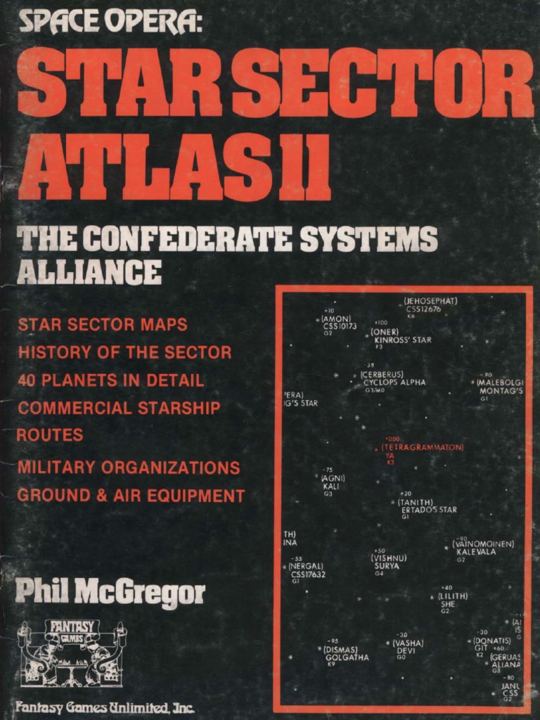 7151 Star Sector Atlas 11 Confederate System | PDF