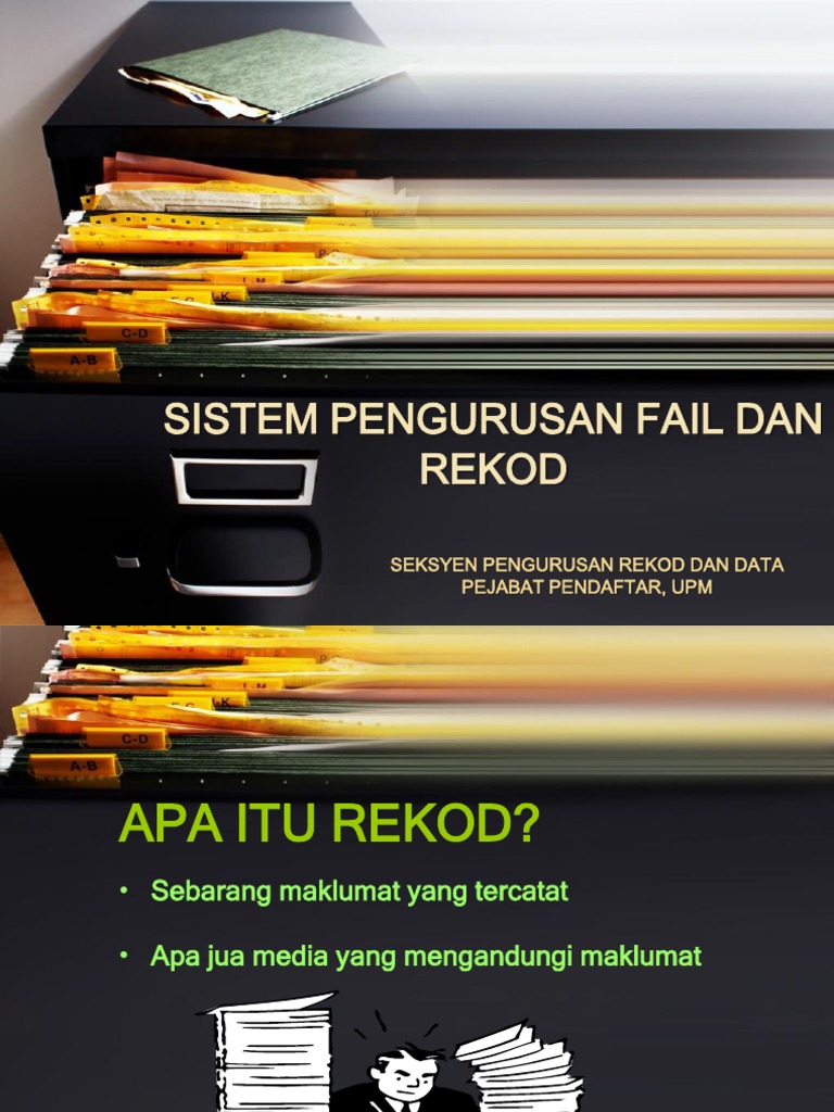 Pengurusan Fail Dan Rekod | PDF