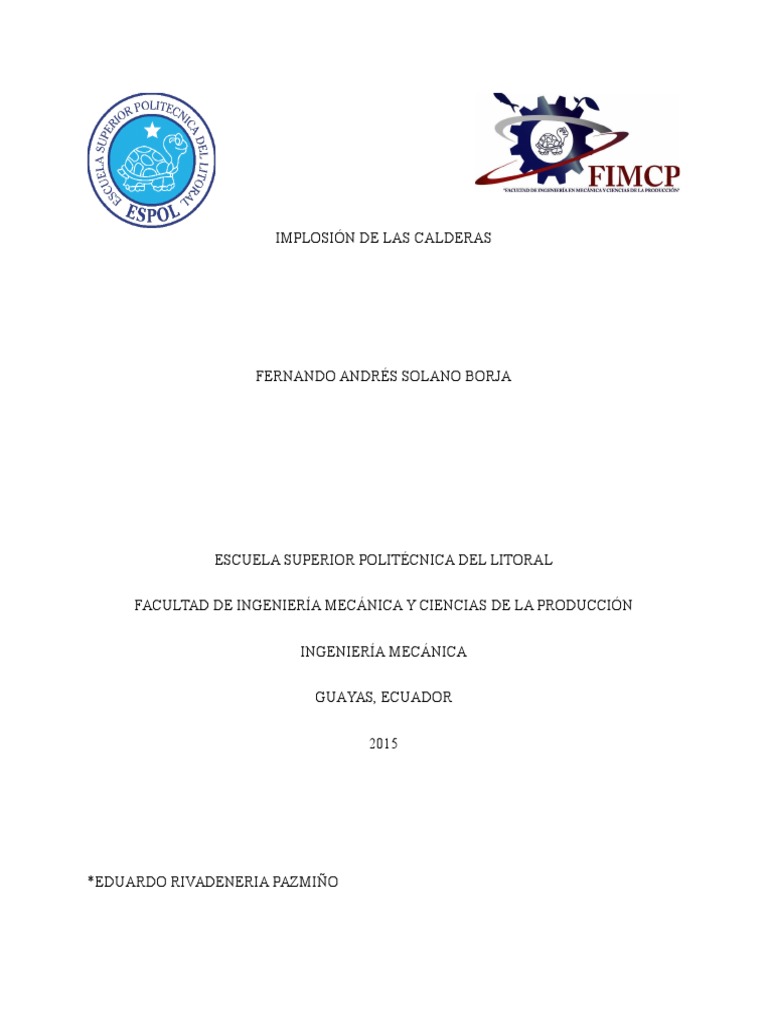 Causas y Prevención de Implosiones en Calderas | PDF | Combustibles ...