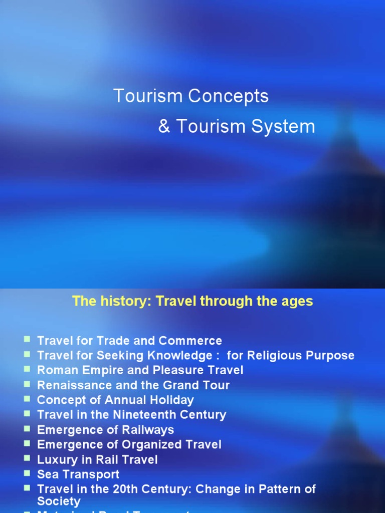 Tourism System | PDF | Tourism | System