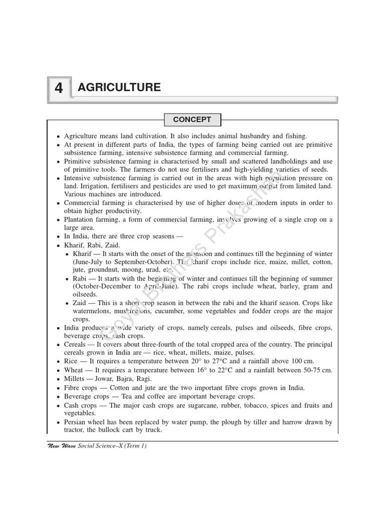 AGRICULTURE.pdf | Intensive Farming | Agriculture | Free 30-day Trial ...