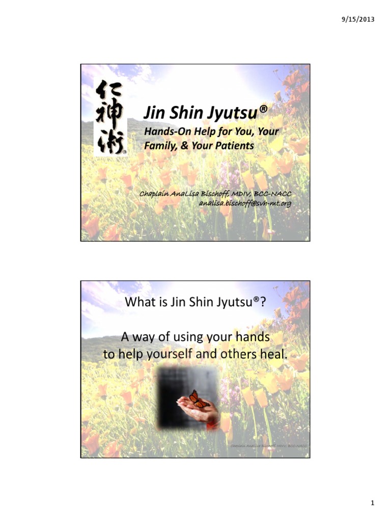 Jin Shin Jyutsu | PDF