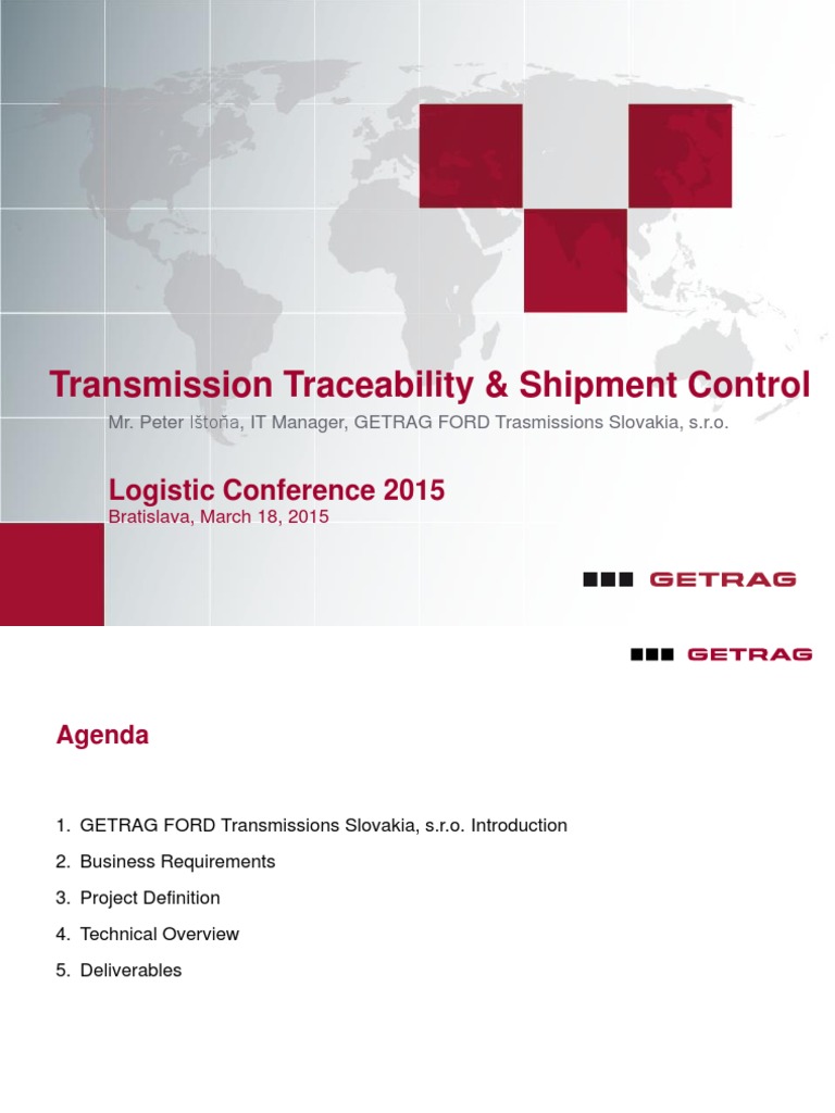 Traceability Inventory | PDF | Logistics | Transmission (Mechanics)