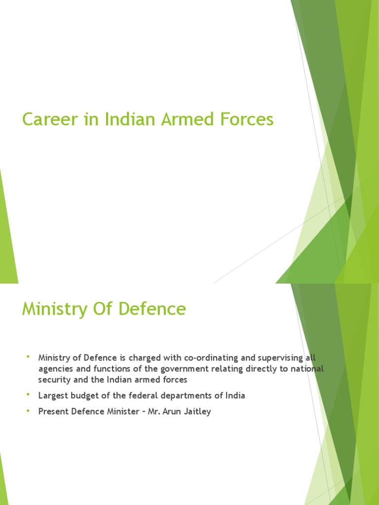 Career in Defence | PDF | Military Science | National Security