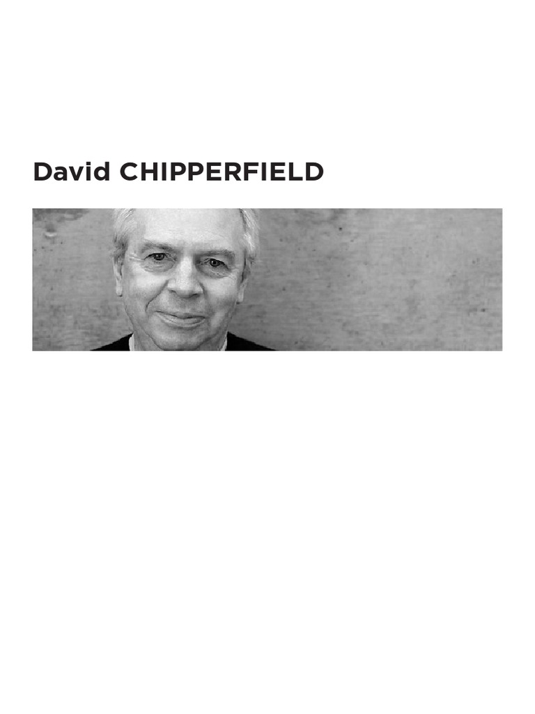 Référence Chez David Chipperfield | PDF | Conception | Arts (Général)