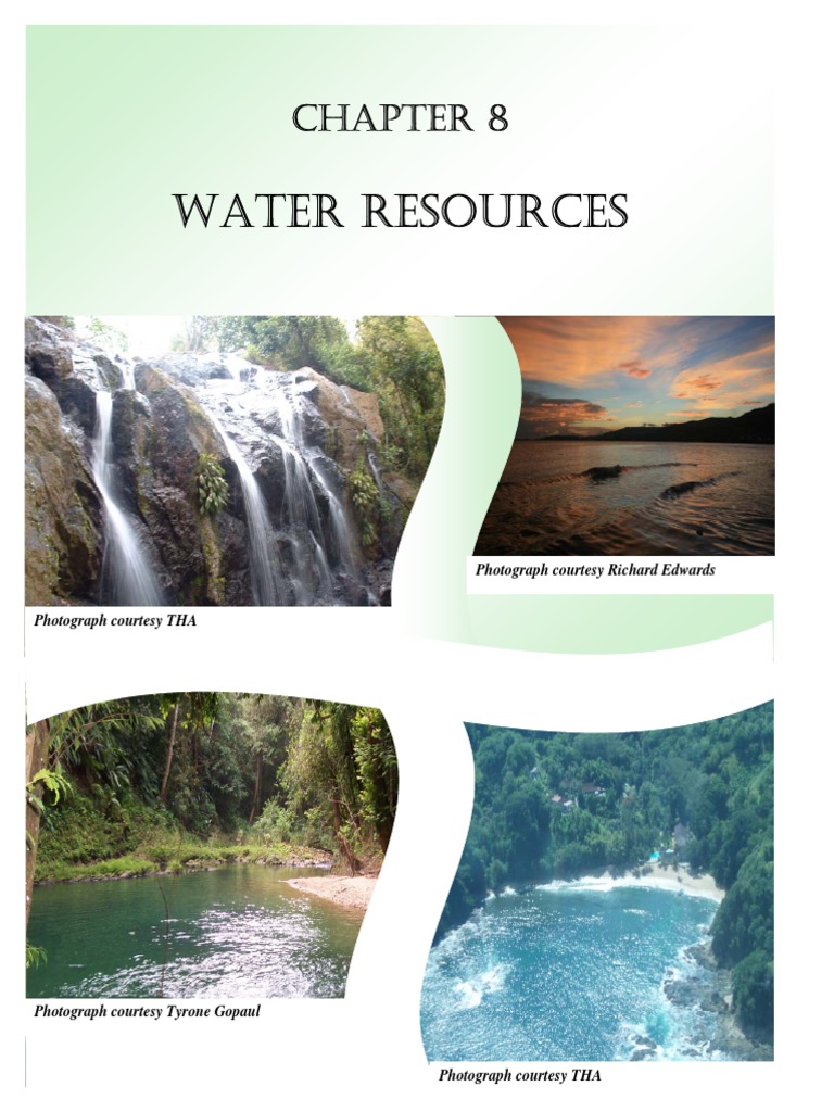 An Analysis of Water Resources and Demand in Trinidad and Tobago | PDF ...