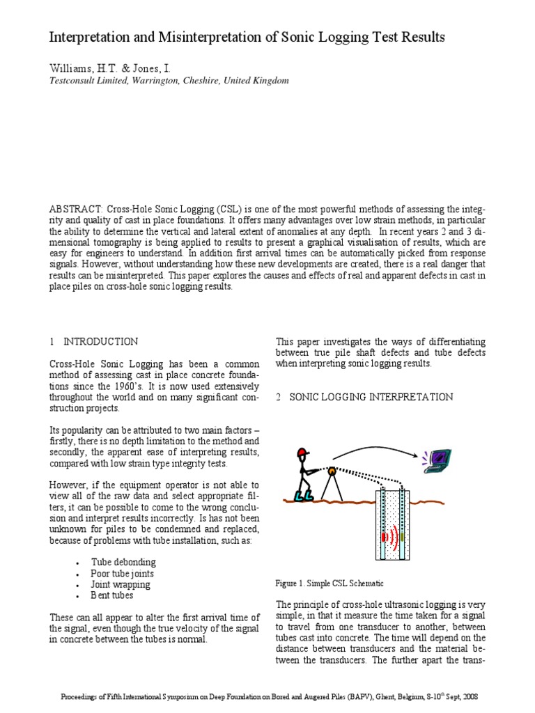 Paper - Interpretation and Misinterpretation of Sonic Logging Test ...
