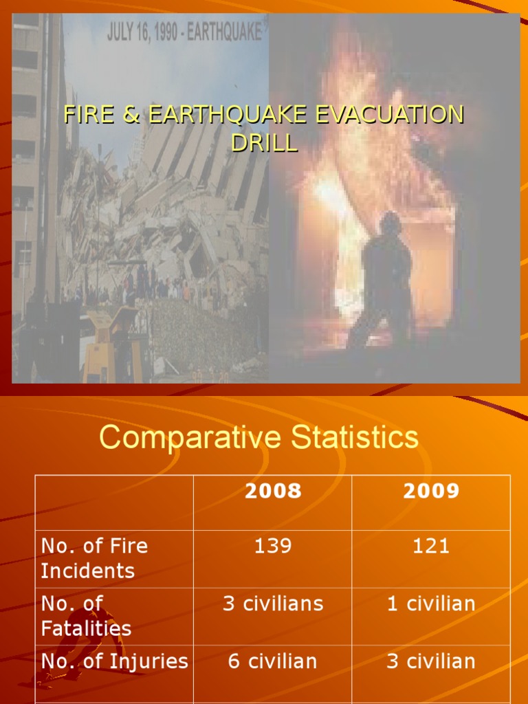 Fire & Earthquake Drill | PDF | Earthquakes | Fires
