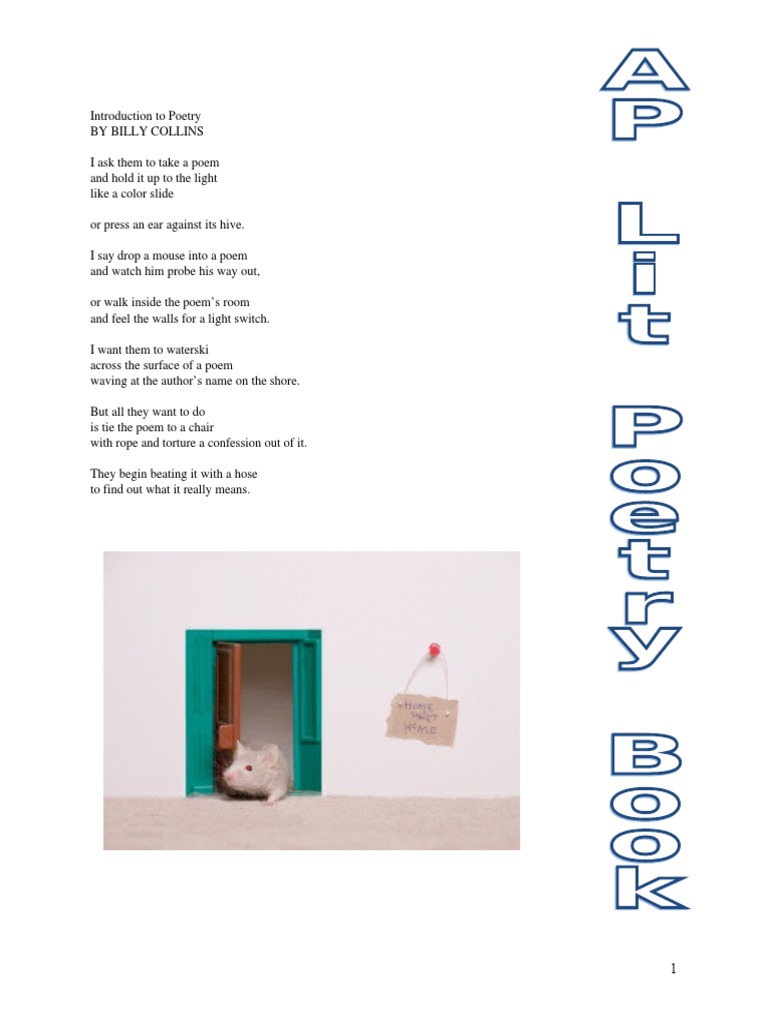 AP Lit Poetry Book | Download Free PDF | Columbia River | Poetry