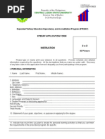 Eteeap Application Form PDF | PDF | Educational Assessment | Academic Degree