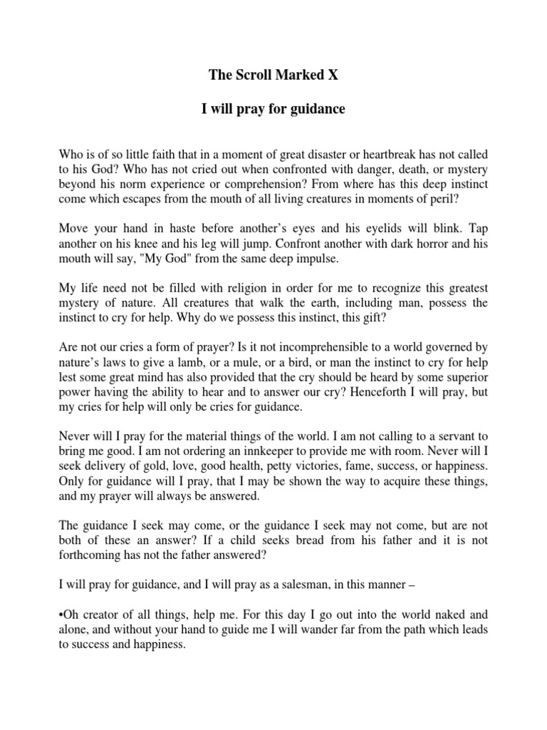 The Scroll Marked X | PDF | Prayer | Torah