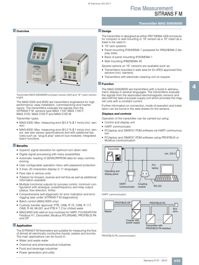 Siemens Mag 6000 | PDF | Relay | Power Supply