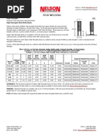 Nelson Stud Welding - CFL Fully Threaded Studs | PDF | Metalworking | Welding