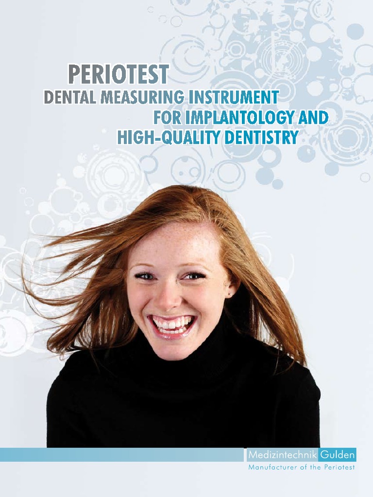 Periotest Brochure | PDF | Dental Implant | Dentistry