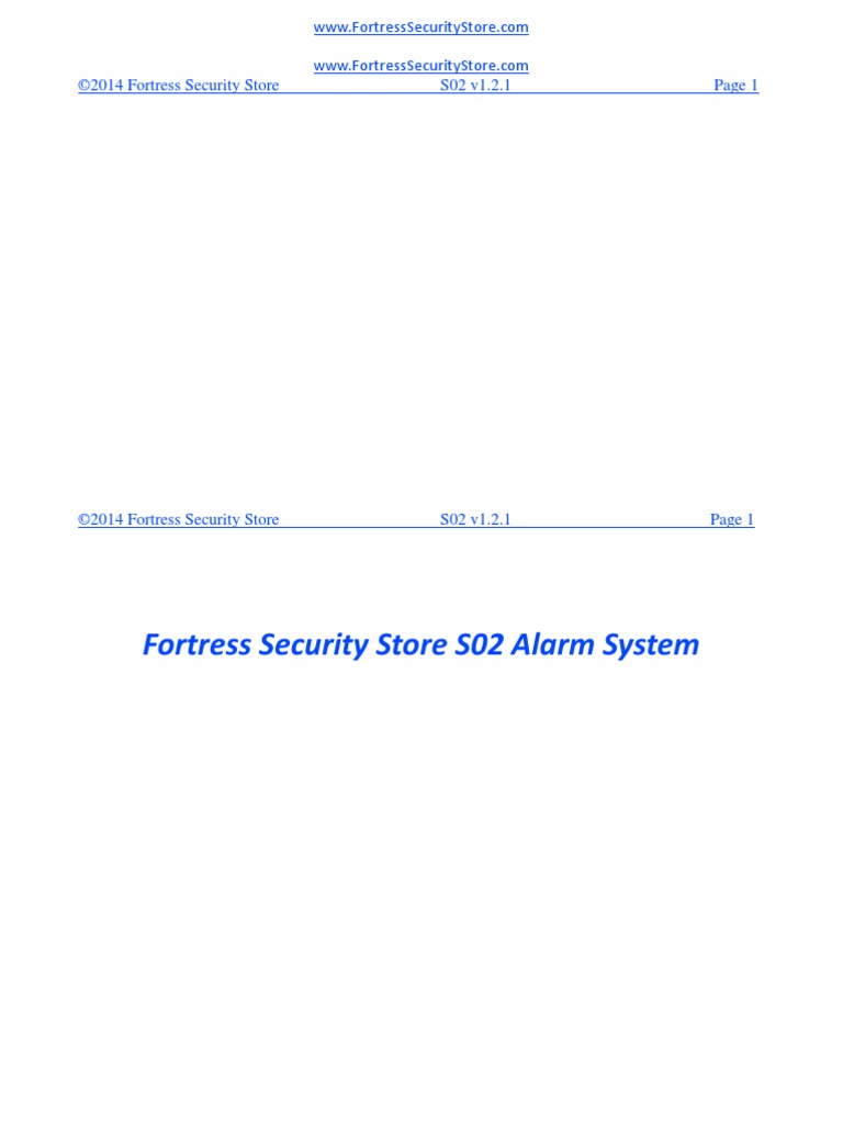 Fortress Security S02 User Manual v1.2.1 - MASTER | PDF | Password ...