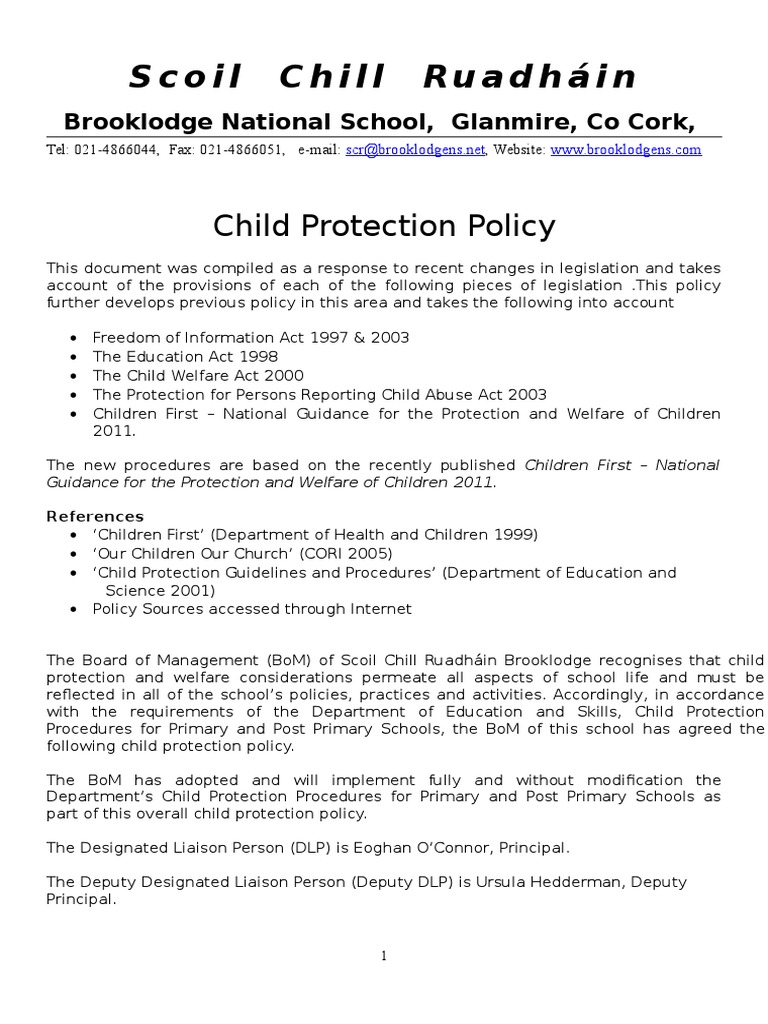 Child Protection Policy | Child Protection | Child Abuse