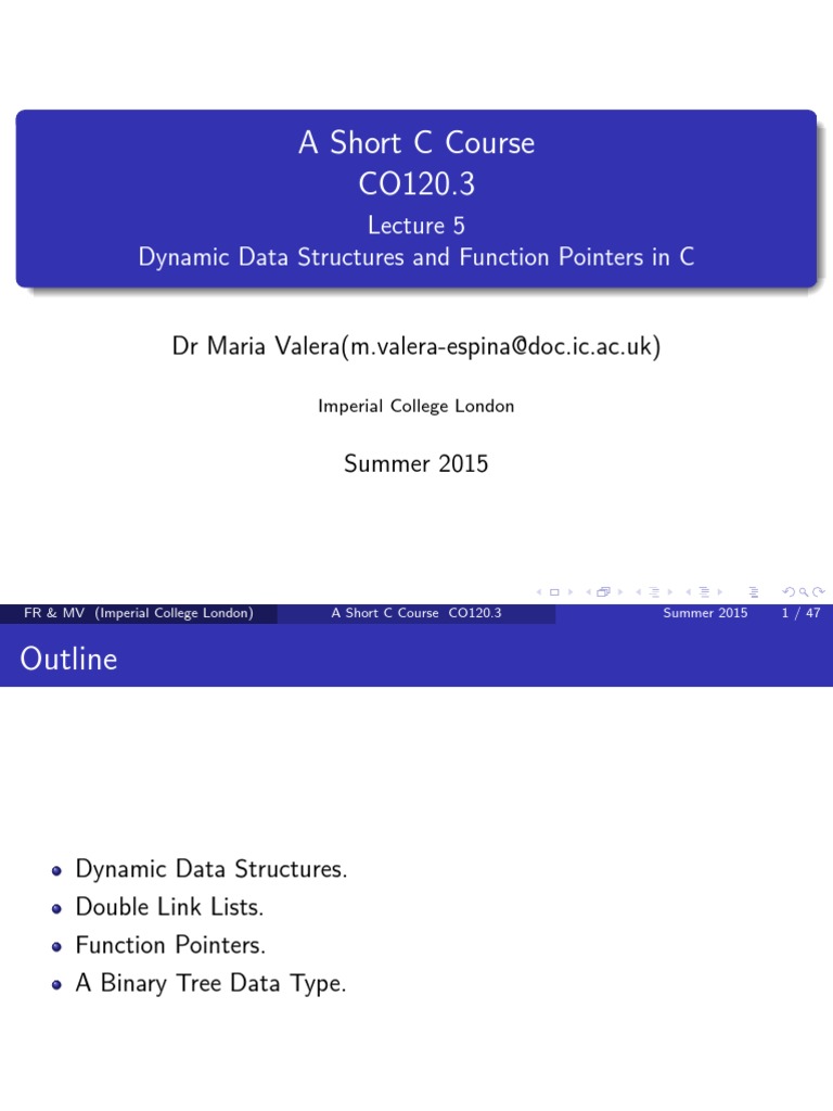 Lecture 5 Download Free Pdf C Programming Language Pointer Computer Programming