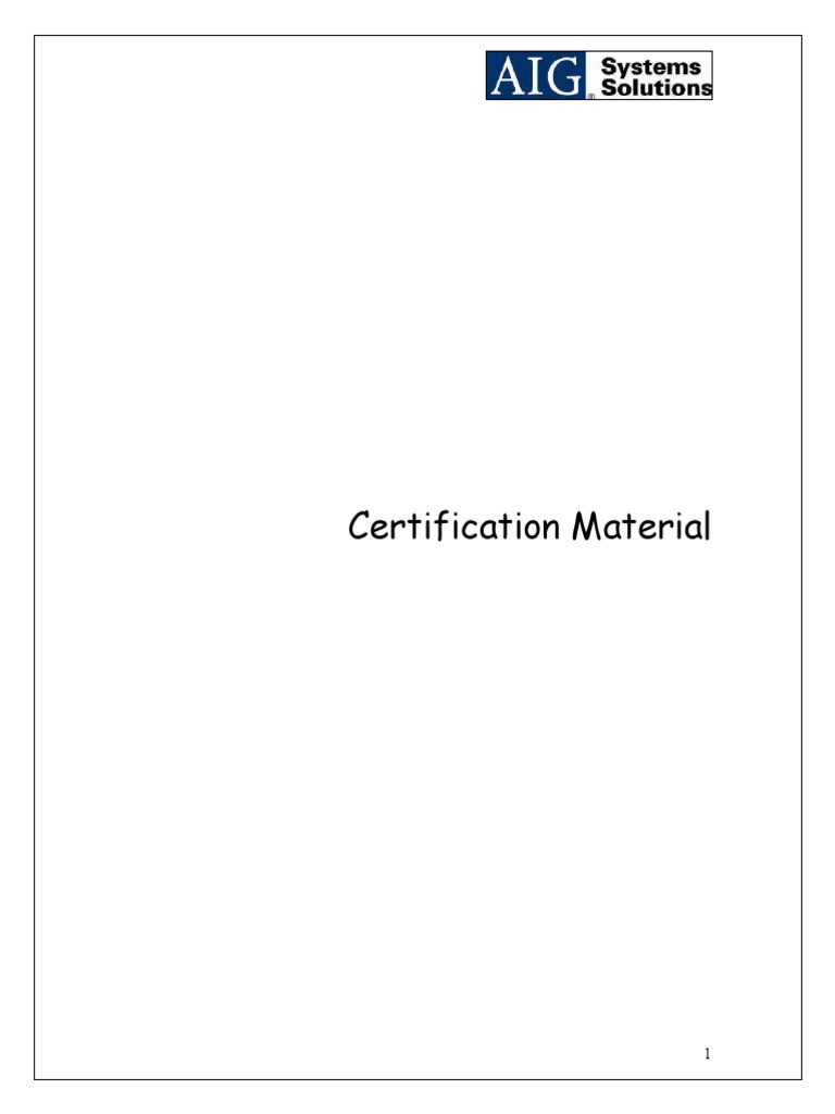 Certification Material PDF | PDF | Business Process Management | Java ...