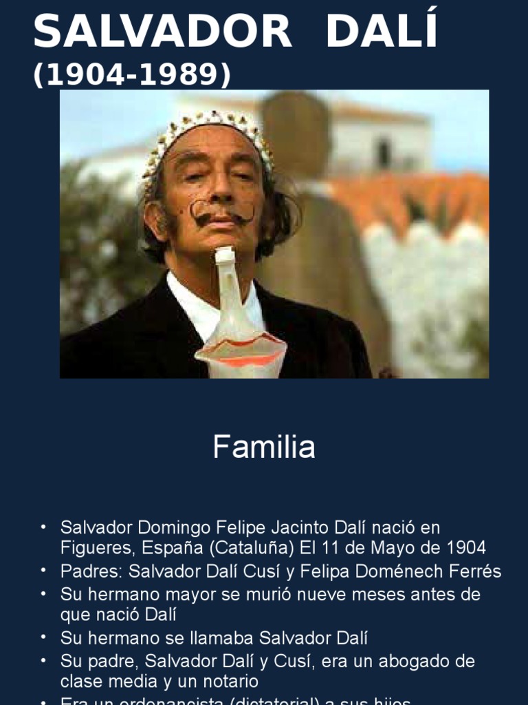 Salvadordali Powerpoint | PDF | Salvador Dalí | Surrealismo