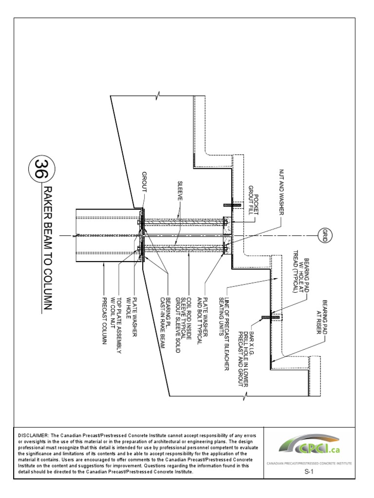 36 - Raker Beam To Column | PDF