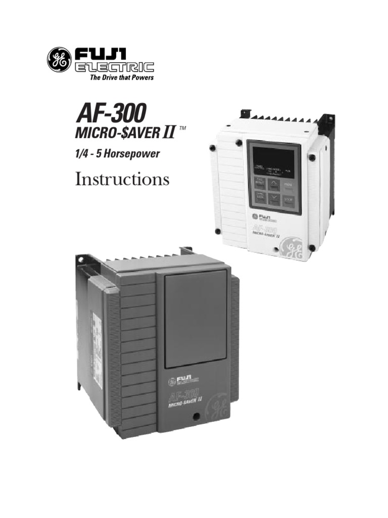 General Electric Af-300 Micro-Sever II | PDF | Power Supply | Fuse ...
