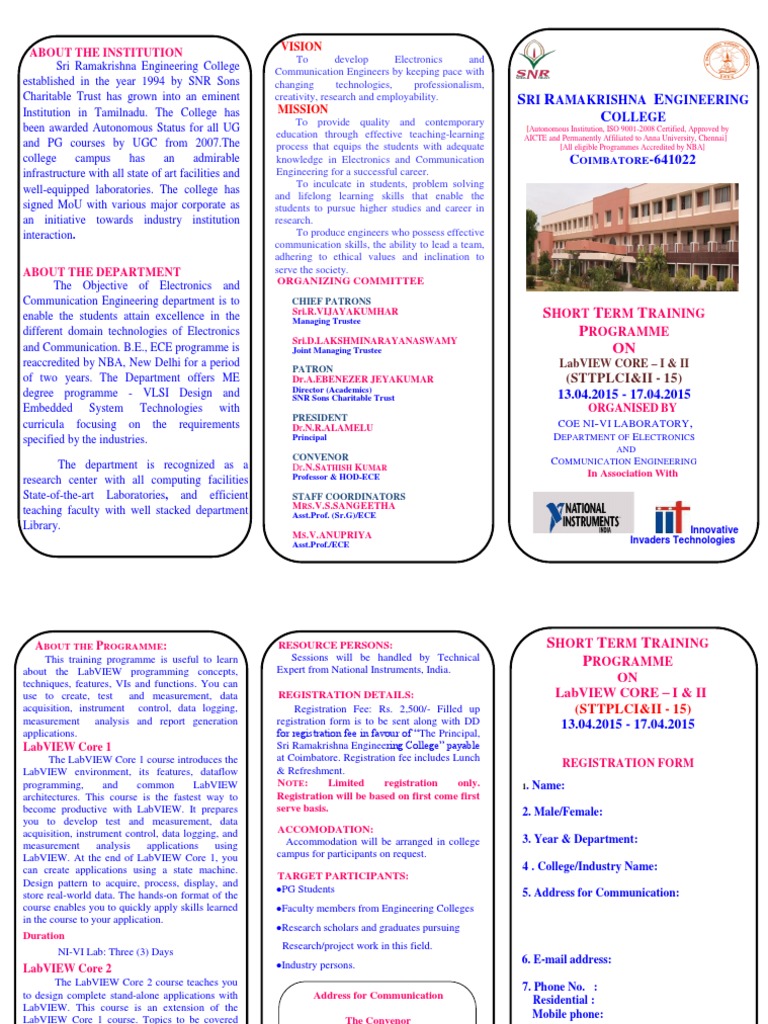 STTP Brochure | PDF | Engineering | Electrical Engineering