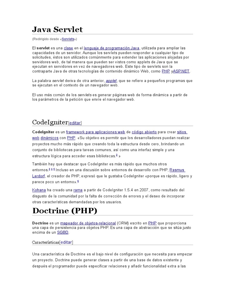 Resumen para El Examen de Internet | PDF | Enterprise Java Beans | Caras del servidor Java