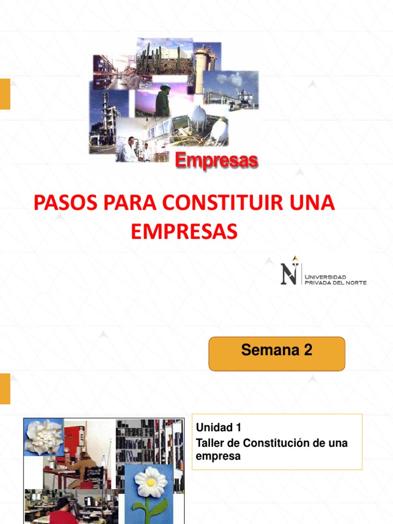 Pasos para Constituir Una Empresa | PDF