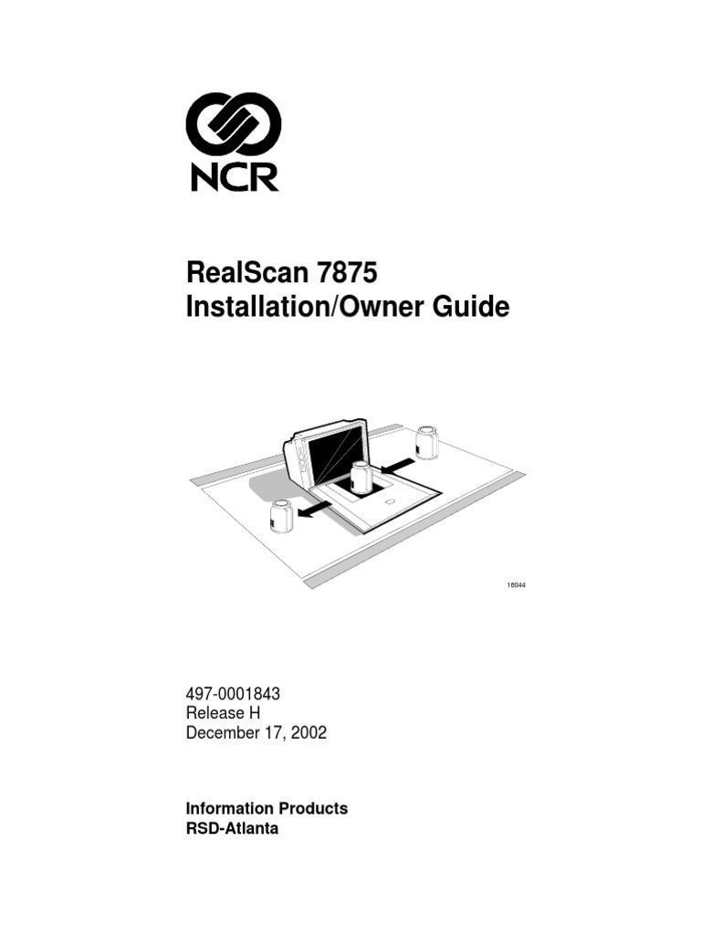 7875 RealScan Installation Owner Guide | PDF | Barcode | Universal ...