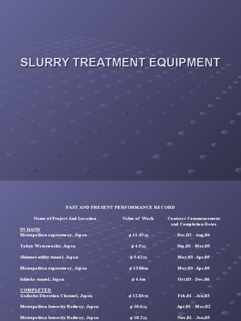 Slurry Treatment for Engineers | PDF | Filtration | Sewage Treatment
