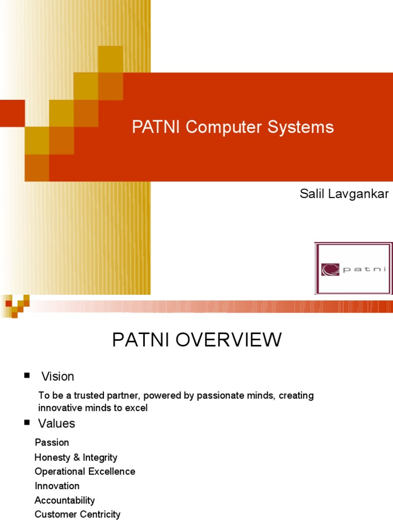 PATNI Computer Systems | PDF