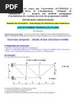 Systèmes de Treillis en Construction | PDF | Treillis (assemblage) | Calcul des structures et ...
