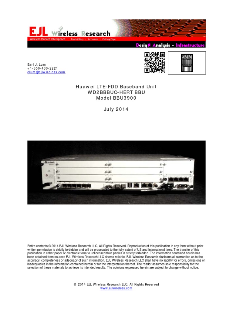 Huawei Bbu3900 Lte FDD Tda 2014 Toc | PDF | Printed Circuit Board ...