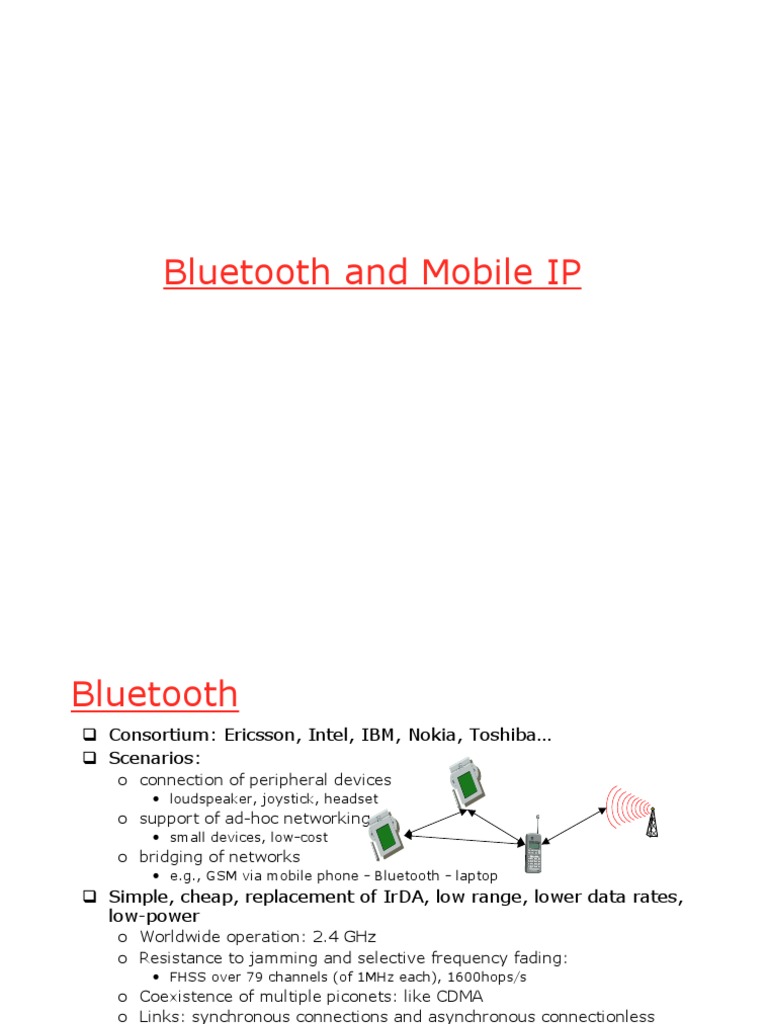 Bluetooth Mobile Ip | Download Free PDF | Bluetooth | Ip Address