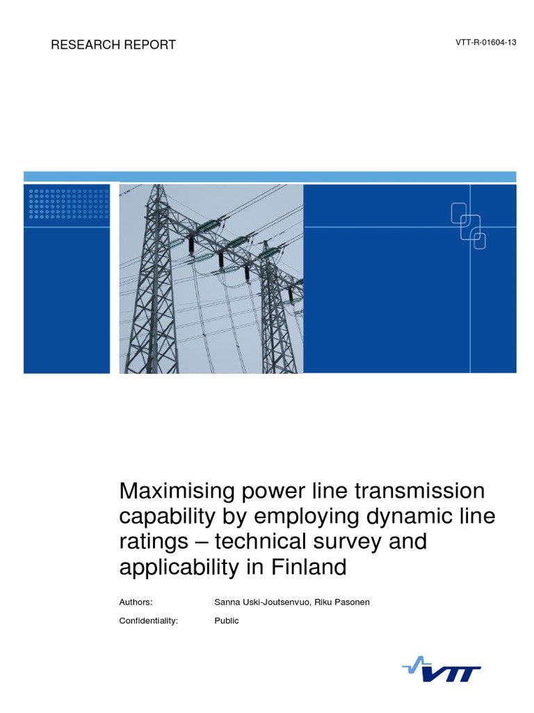 D5.1.55 - Dynamic Line Rating | PDF | Electric Power Transmission ...