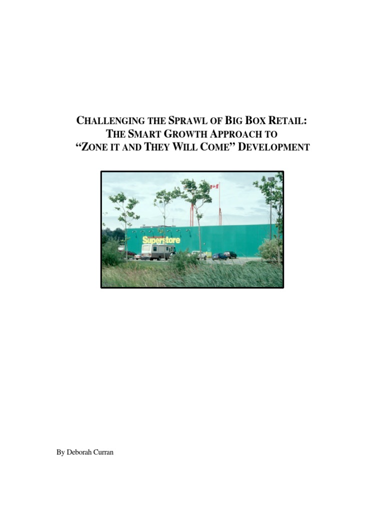 Challenging The Sprawl of Big Box Retail | PDF | Urban Sprawl | Big Box ...