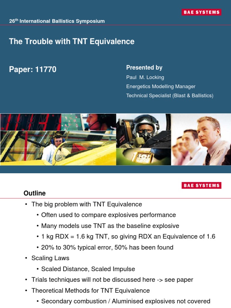 The Trouble With TNT Equivalence | PDF | Explosive Material | Heat Capacity