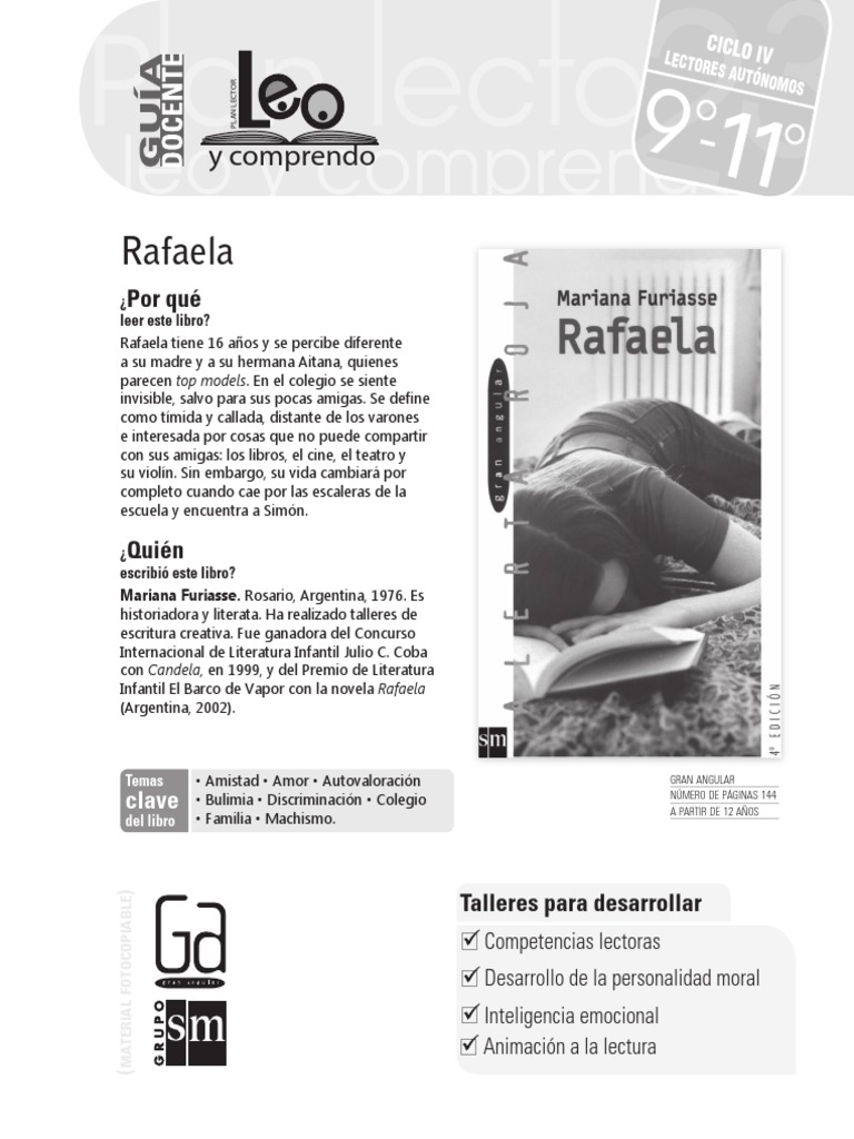 Análisis Rafaela | PDF | Literatura infantil | Conceptos psicologicos